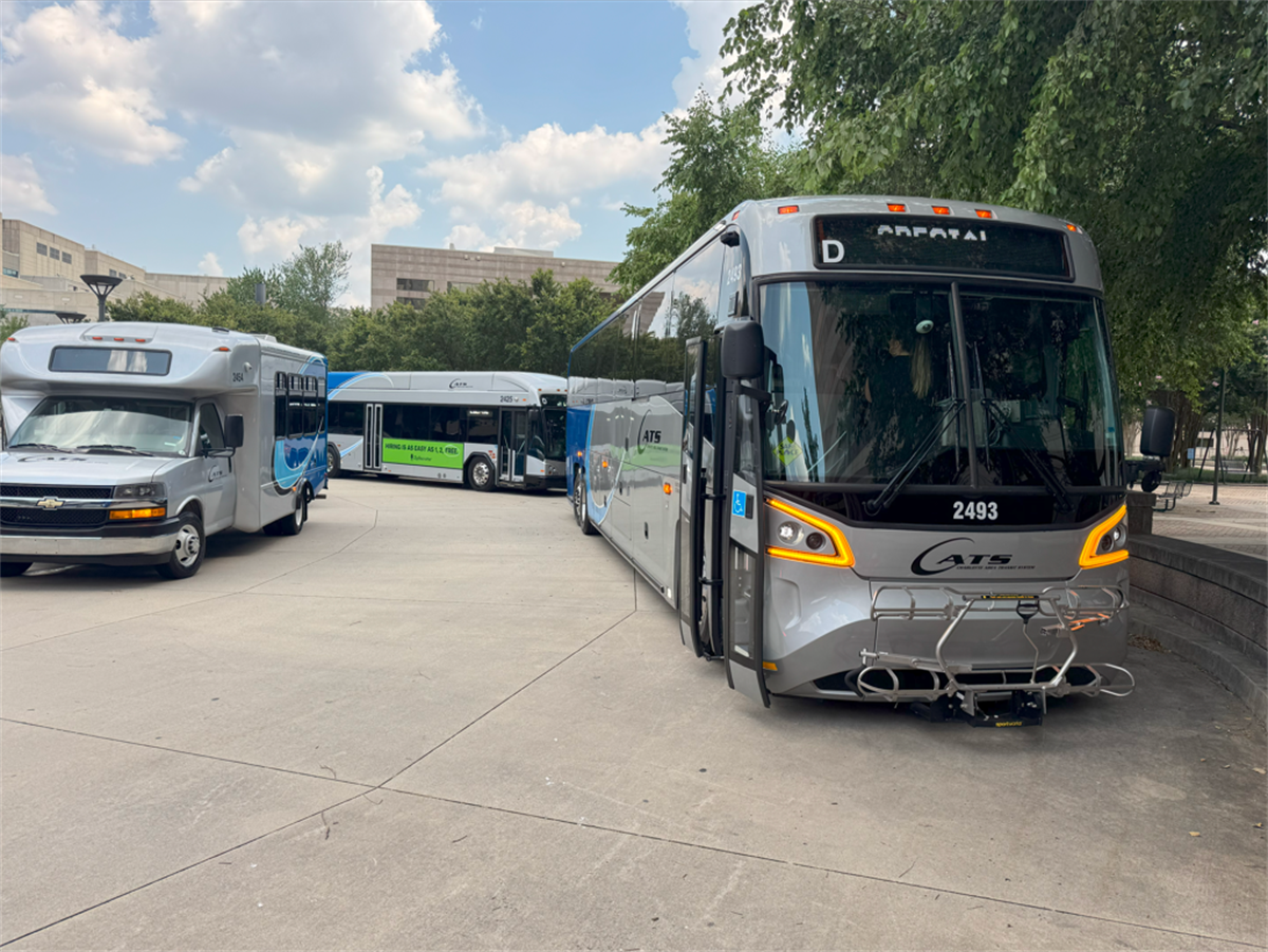 New vehicle experiences across the system - Charlotte Area Transit System