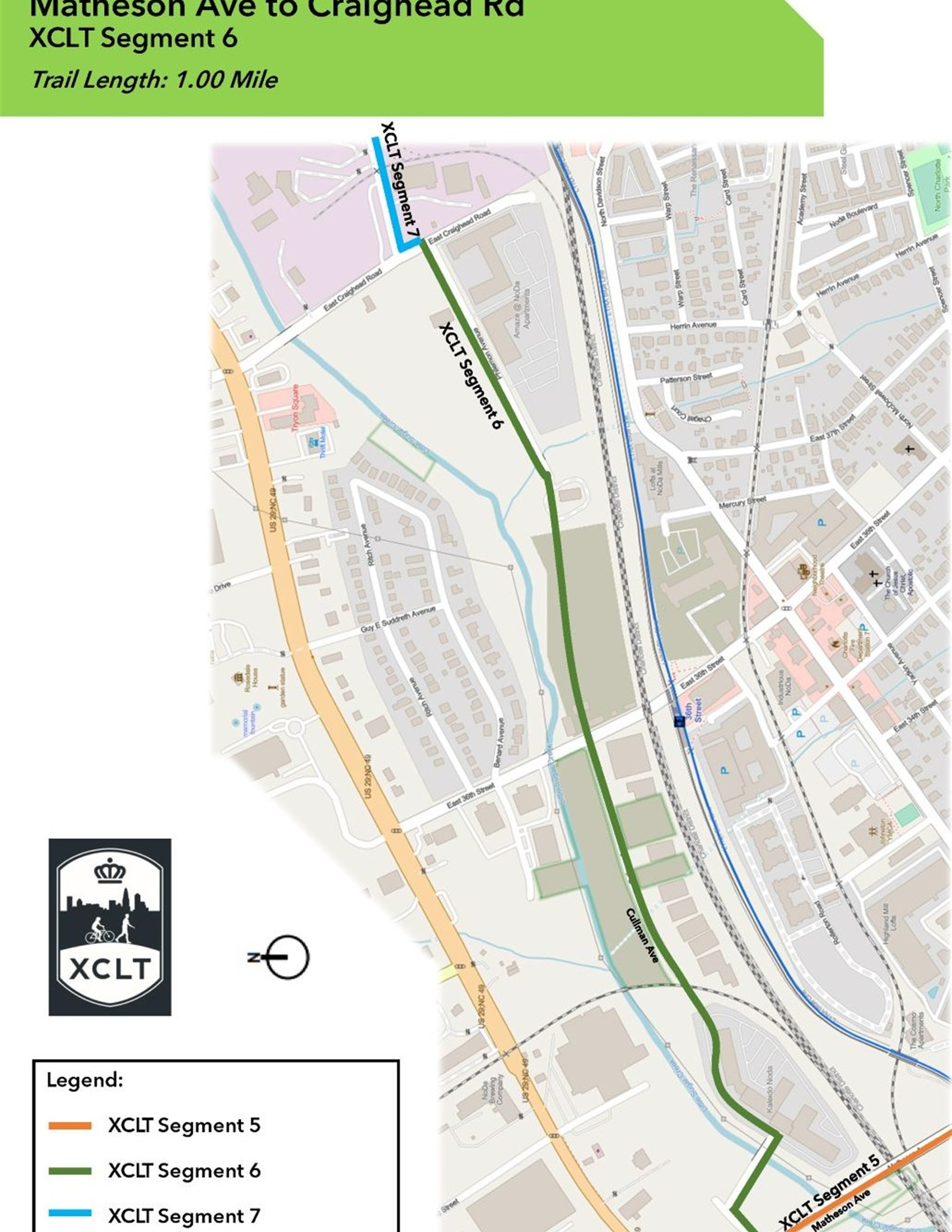 Cross Charlotte Trail Segment 06: Matheson Ave. to East Craighead Rd ...